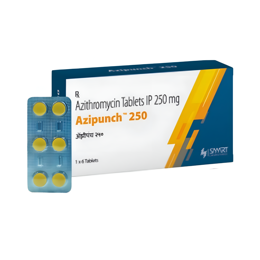 AZIPUNCH 250MG TABLET 6'S by Smart Laboratories | Garg Agency Pharma